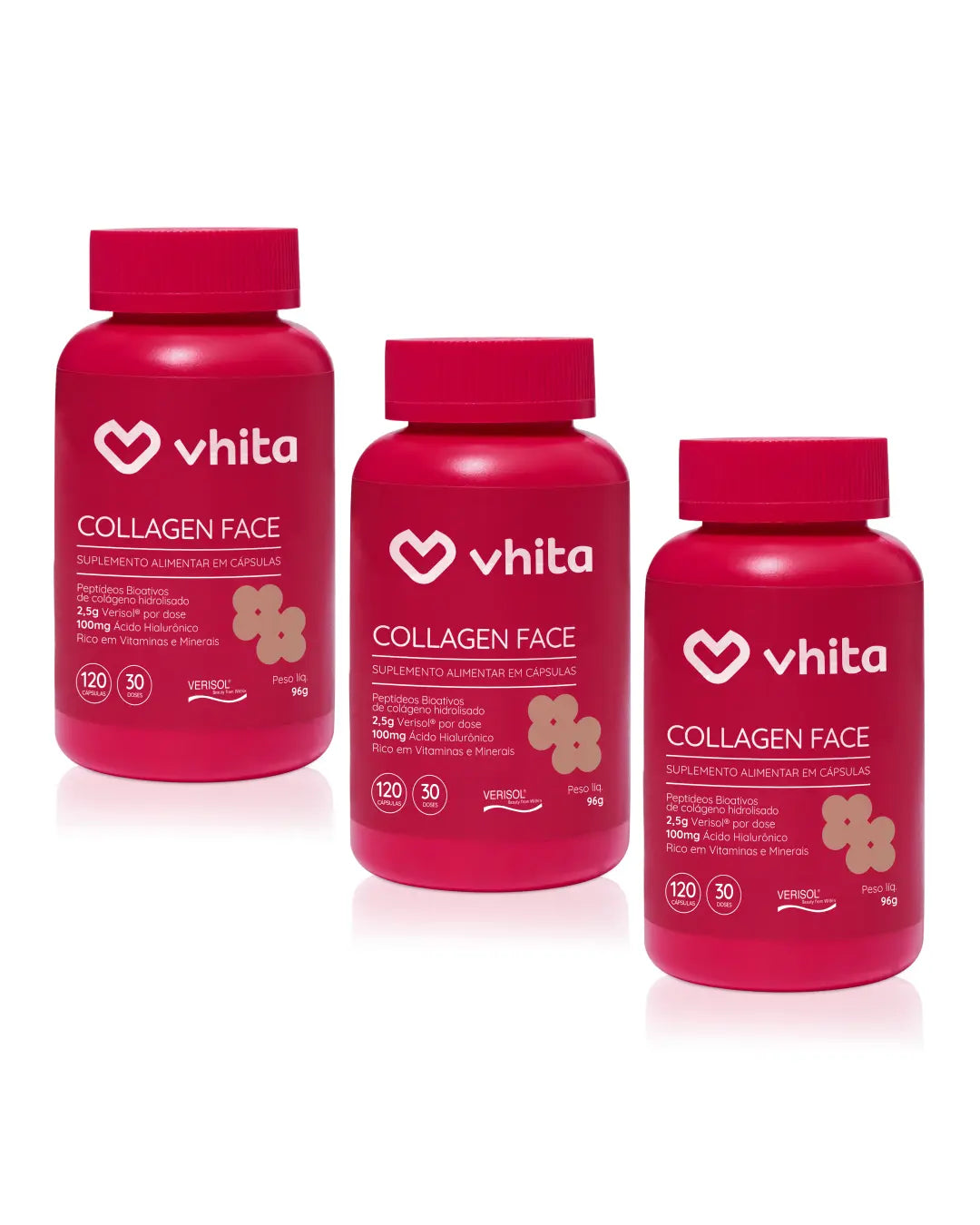 Colágeno Hidrolisado Verisol e Ácido Hialurônico | Vhita