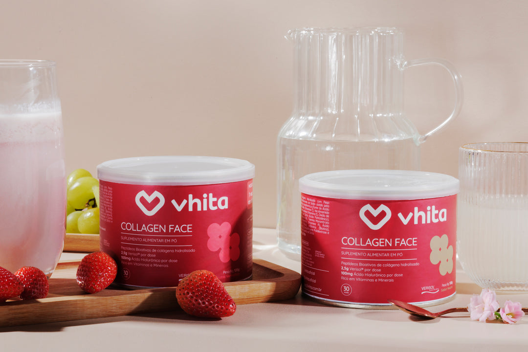 Colágeno Hidrolisado + Ácido Hialurônico e Antioxidantes – Vhita