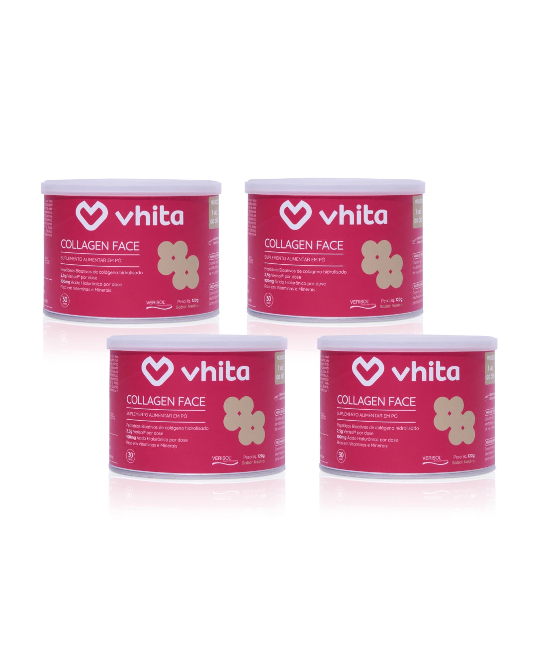 Colágeno Hidrolisado Verisol e Ácido Hialurônico | Vhita