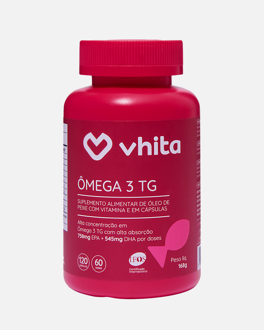 Ômega 3 TG com alta concentração de EPA e DHA e selo IFOS